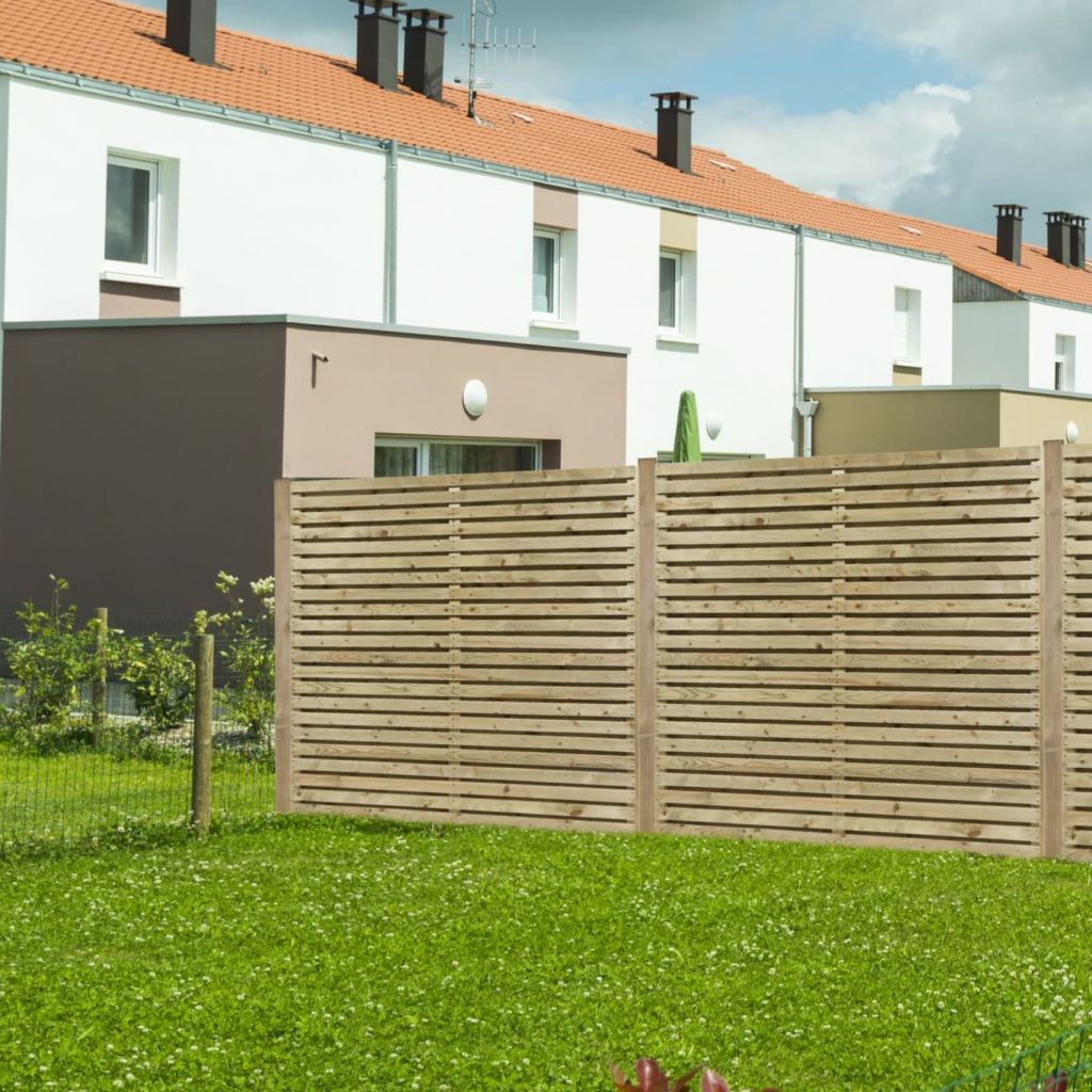 Clôture en Bois Jardin - Lame Bois - Bois Expo